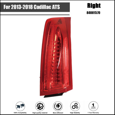 Tail Light Assembly Set For 2013-2018 Cadillac ATS Sedan Passenger RH ...