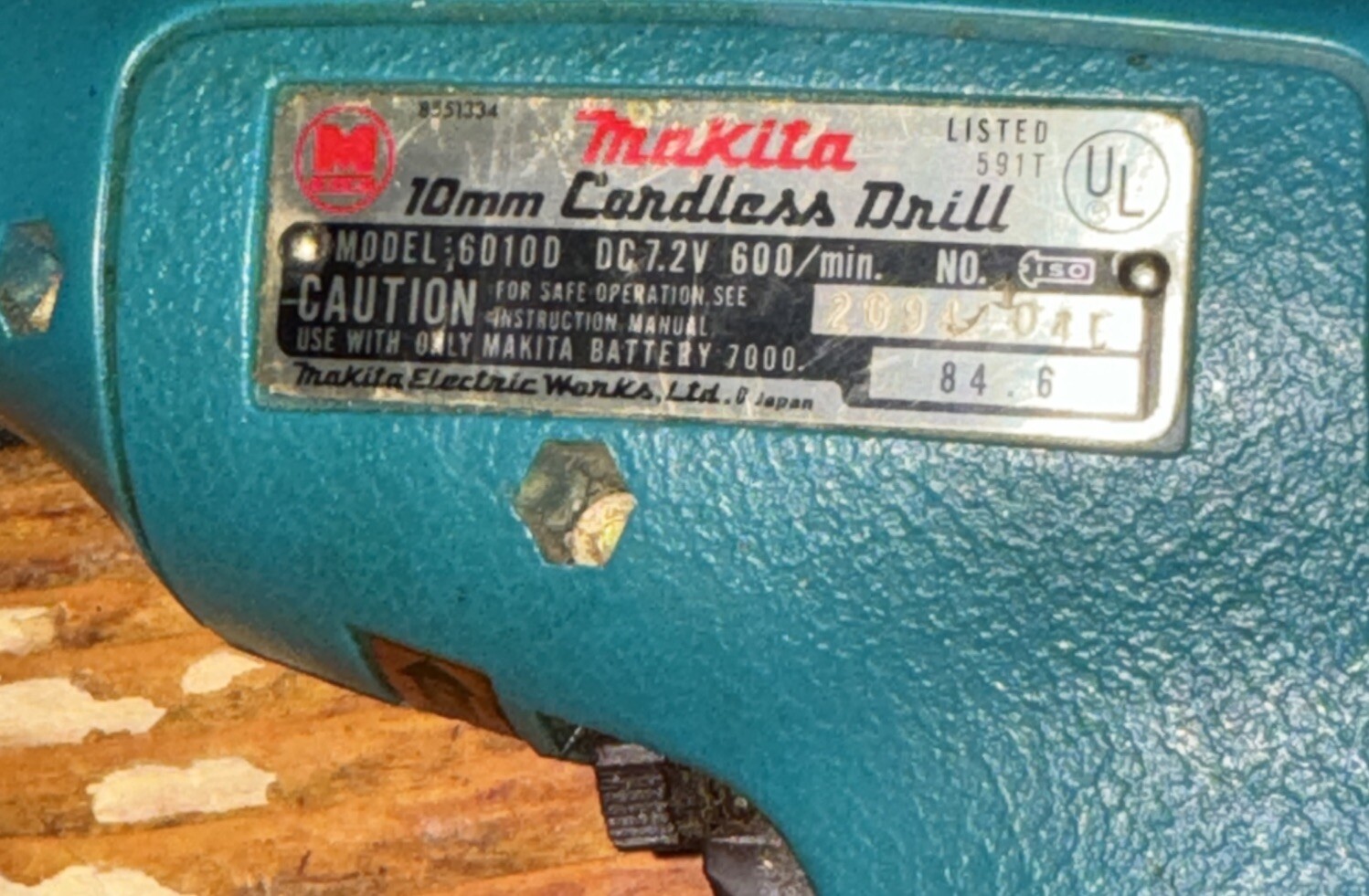 Makita 6010D 7.2V NiCd 3/8" Cordless Drill/Driver for sale online | eBay