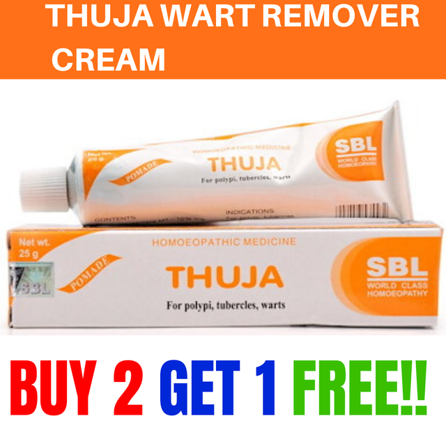 SBL Thuja Homeopathic Cream Ointment 10 Warts Polypi 25g for sale ...