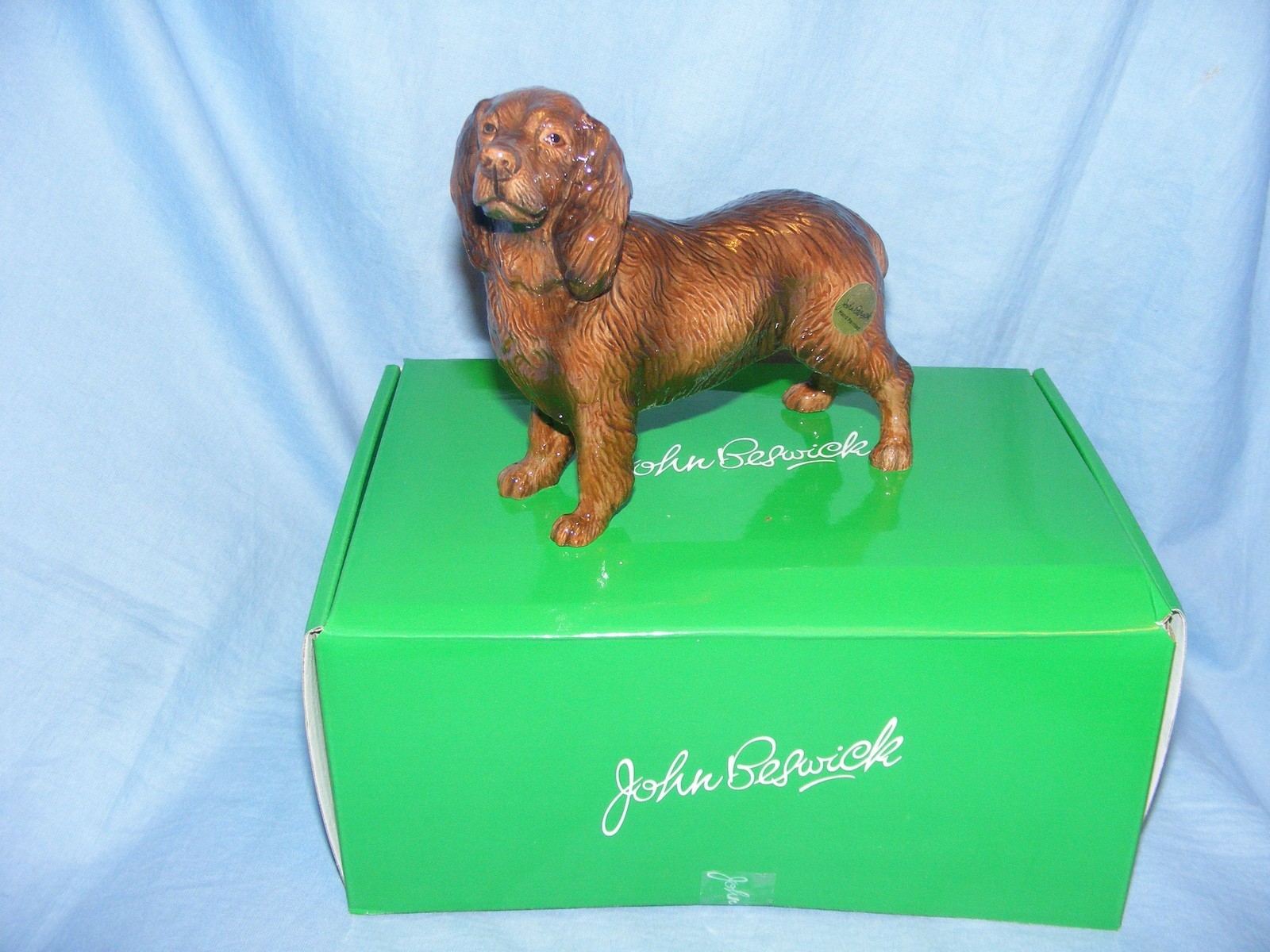 John Beswick Dog Cocker Spaniel Chocolate JBD103 Figurine Present Gift ...
