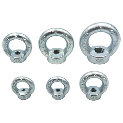 Ringmutter Stahl verzinkt C15E M6 M8 M10 M12 M16 M20 Ösen-mutter DIN ...