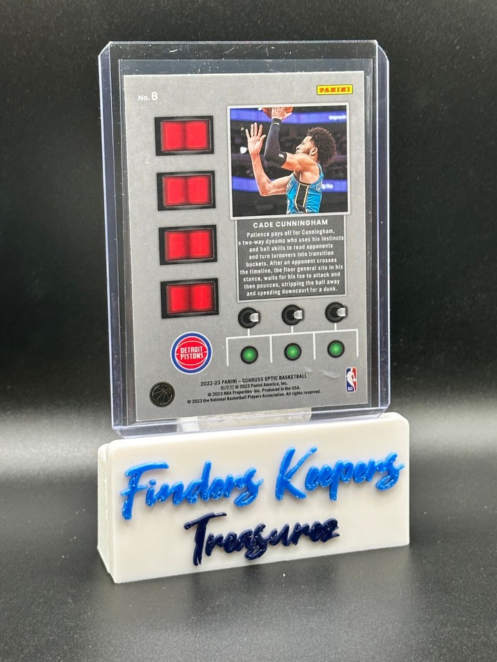 2022-23 Donruss Optic Basketball T-MINUS Insert CADE CUNNINGHAM #8 | eBay