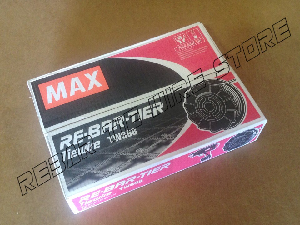TW898 Max Rebar Tie Wire 50 Roll RB217, RB218, RB397, RB398, RB517 ...