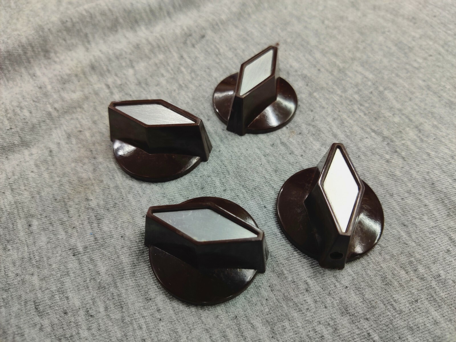 4 pcs set brown/silver tv - cooker style knobs John Lennon for ...