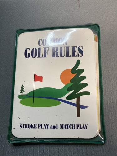 Common Golf Rules 1999-2000 Pocket Booklet Foldout Guide 3 x 4 USGA | eBay