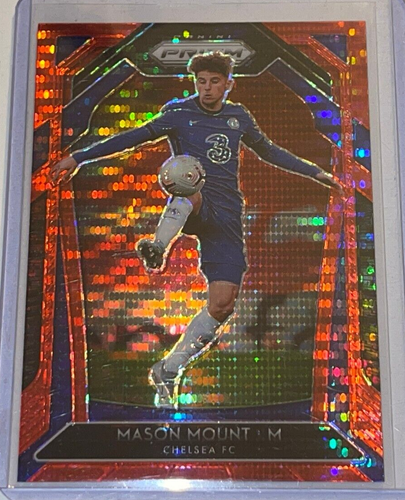 RARE MASON MOUNT RED PULSAR CARD 2021 PANINI PRIZIM PREMIER LEAGUE ...