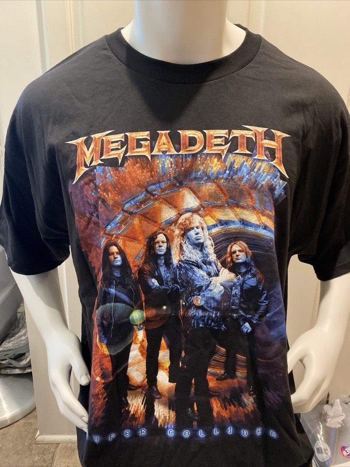 Megadeth Super Collider Metal Graphic Concert Tour T-Shirt 2XL | eBay