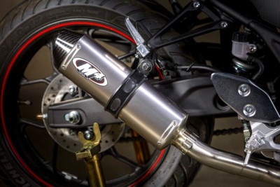M4 2015-22 Yamaha R3/MT-03 Stainless Steel Full System w/ Titanium ...