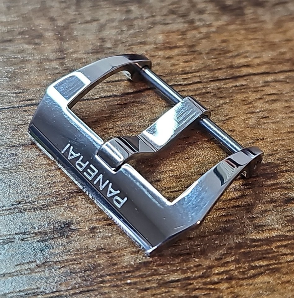 PANERAI WATCH OEM POLISHED STAINLESS STEEL TANG BUCKLE 22MM PAV00625 | eBay