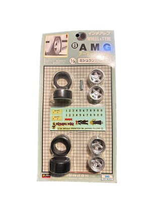 Vintage Fujimi 1986 Wheel & Tire Set I Speed 1/24 Scale Model Kit New ...