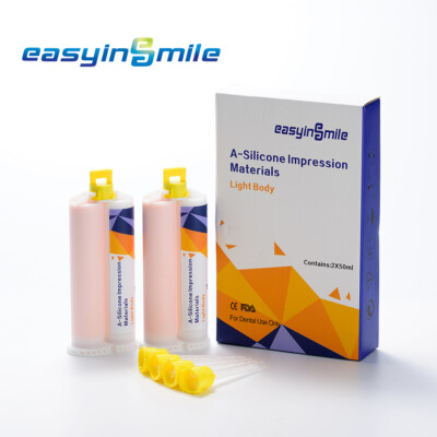 Silicone Impression Material Light Body PVS regular set 2*50ml Dental ...