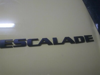 Cadillac Black Escalade Rear Trunk Emblem | Matte | Customized ...