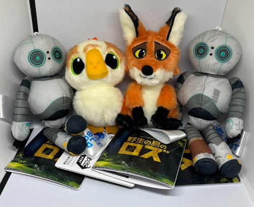 The Wild Robot Roz Plush Toy Mascot Roz Set of 4 SEGA NEW FS JP | eBay