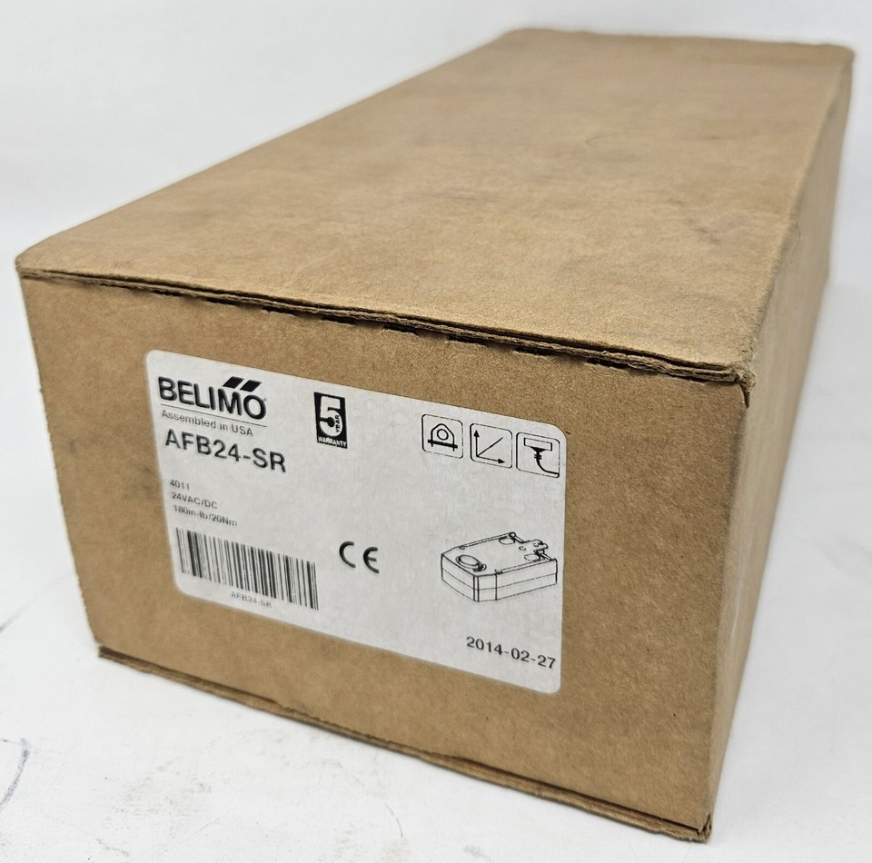 Belimo AFB24-SR Spring Return Fail-Safe Proportional Damper Actuator ...
