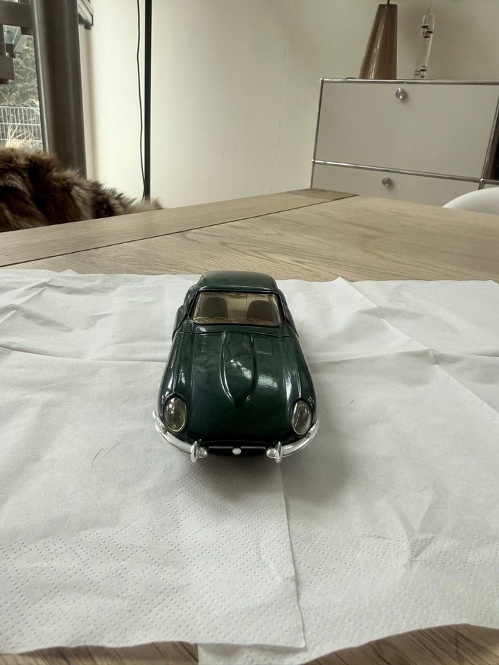 VINTAGE, MAJORETTE No. 2100220, JAGUAR, E TYPE, V12, ~ 1970s, Grün ...