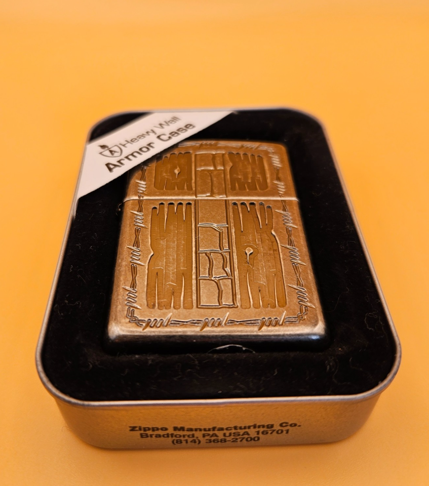 Zippo Lighter 2006 Choice Collection: Cave Dwelling, Black Ice Street ...