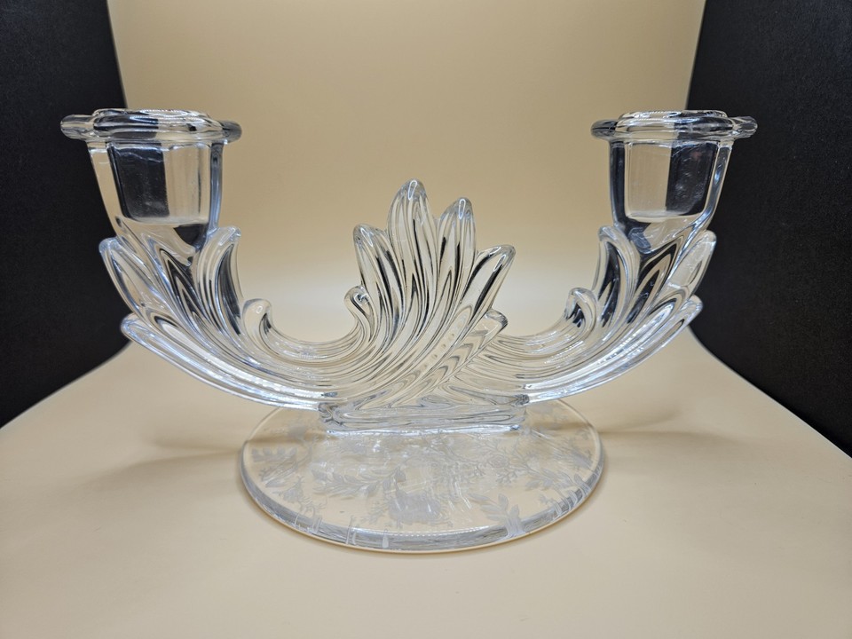 Interesting Info About Vintage Glass Double Candle Holders