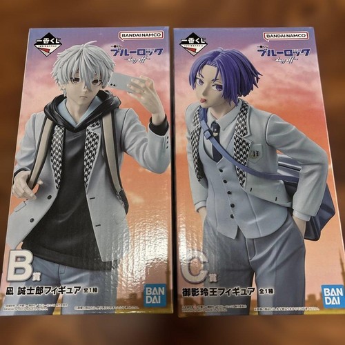 Ichiban Kuji Blue Lock day off B C Reo Mikage Seishiro Nagi Figure Set ...