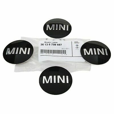 36136758687 OEM 02-16 Mini Cooper Wheel Center Cap Sticker Set of 4 R5x ...