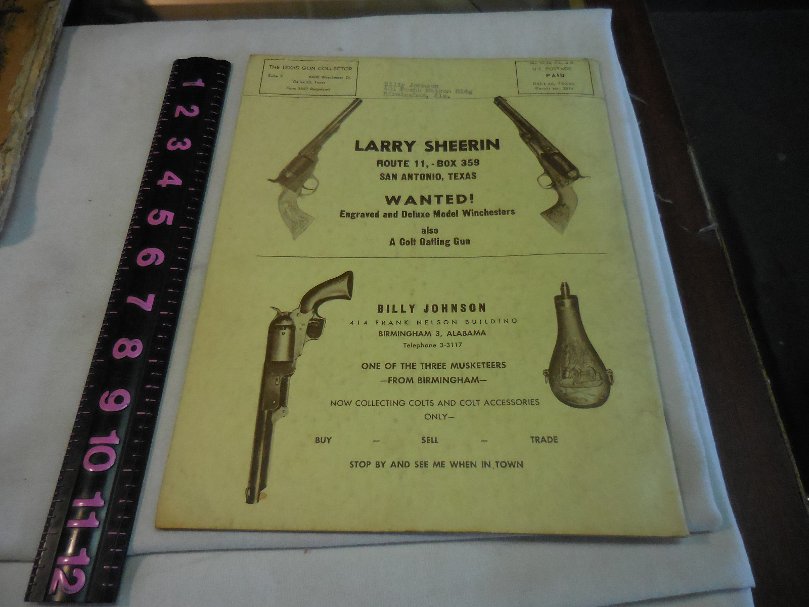 Texas Gun Collector Magazine - AUGUST 1955 | eBay