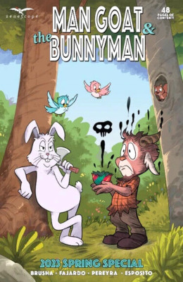 MAN GOAT & BUNNYMAN 2023 Spring Special (NM) PREITANO D Variant ...