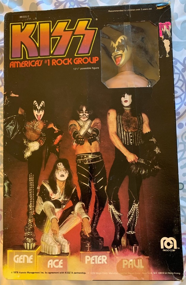 MINT 1978 MEGO KISS DOLLS -ORIGINAL FULL SET IN BOXES AUCOIN GENE PAUL ...