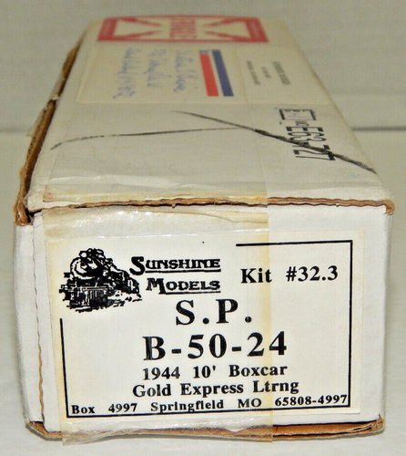 Sunshine Models - HO - SP B-50-24 1944 10' Door Boxcar Kit, Pre-Owned ...