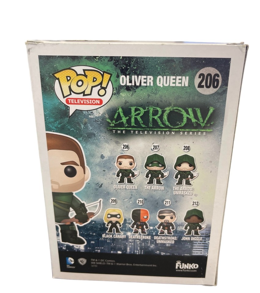 Funko Pop! Stephen Amell Signed Oliver Queen #206 | eBay
