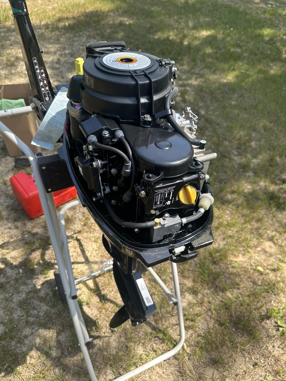 Mercury Four Stroke outboard 9.9 hp Boat Motor. | eBay