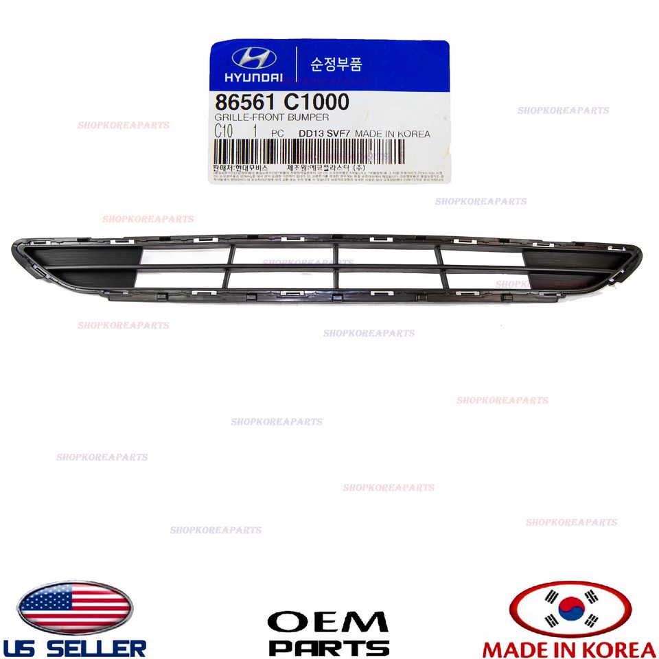 GRILLE LOWER RADIATOR CENTER GENUINE! HYUNDAI SONATA SE ECO 2015-2017 ...