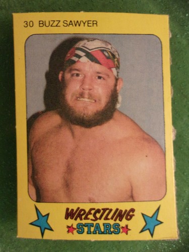 1986 Monty Gum Super Wrestling Stars - #30 Buzz Sawyer (RC) for sale ...