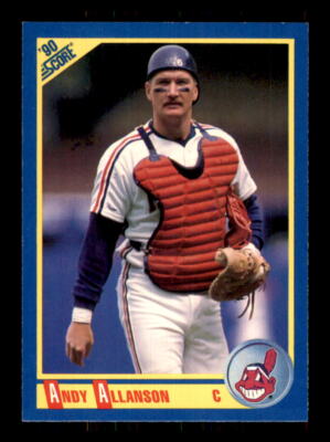 1990 Baseball Score Andy Allanson Cleveland Indians #452 | eBay