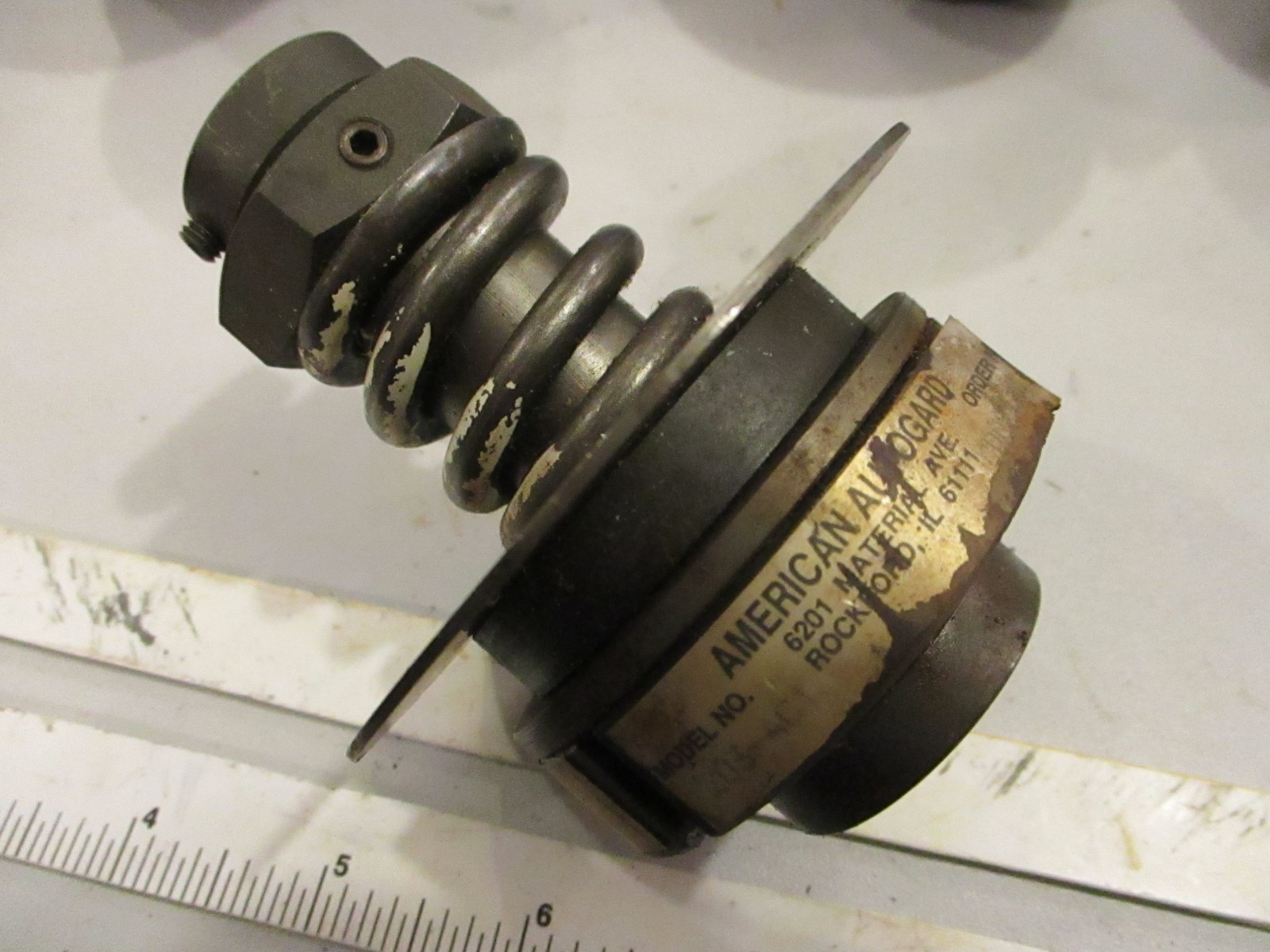 203-AC1 x 3/8" bore with 3/32" kw & 2 ss. American autogard torque ...