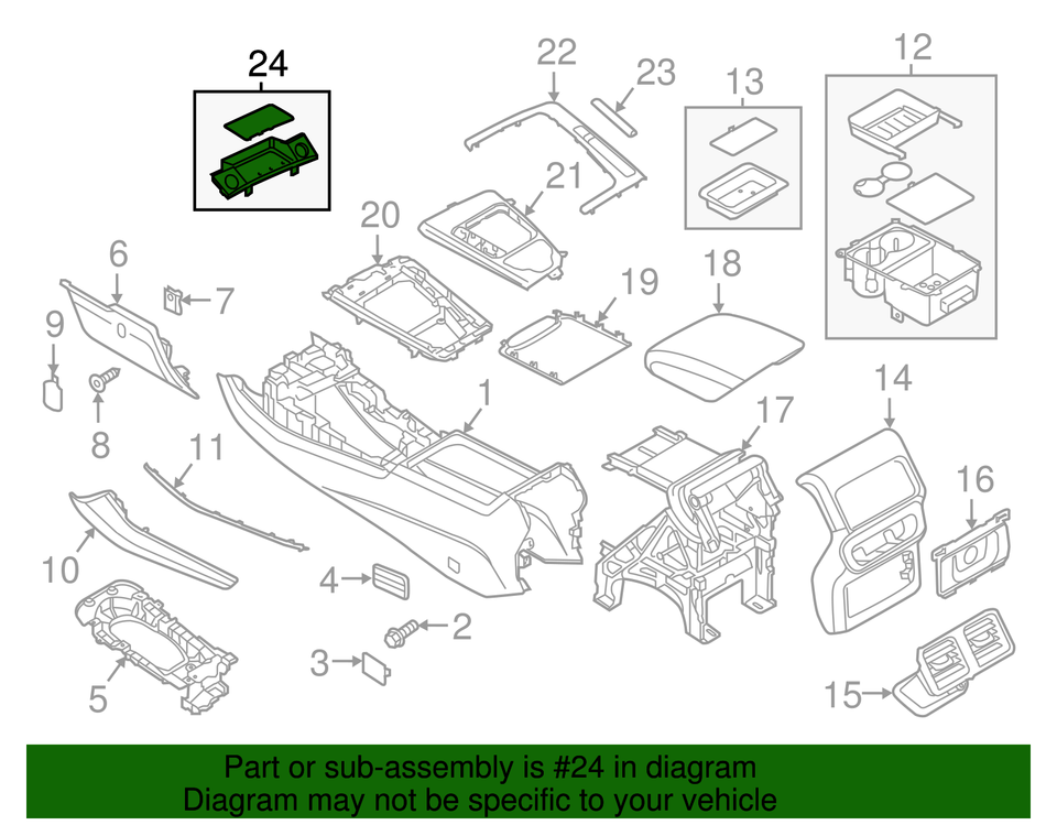 Genuine Audi Storage Box 80B-864-131-A-6PS | eBay