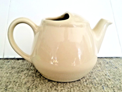 Hall #82 LONDON TEAPOT 7x5x4 vintage white ceramic restaurant ware USA ...