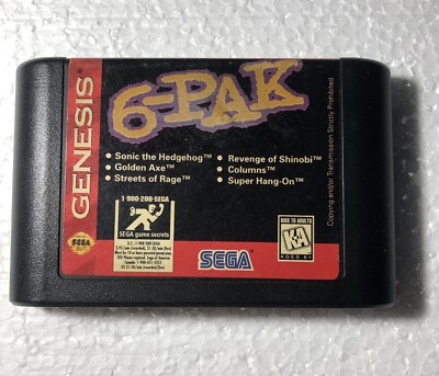 Genesis 6-Pak (Sega Genesis, 1995) 10086017175| eBay