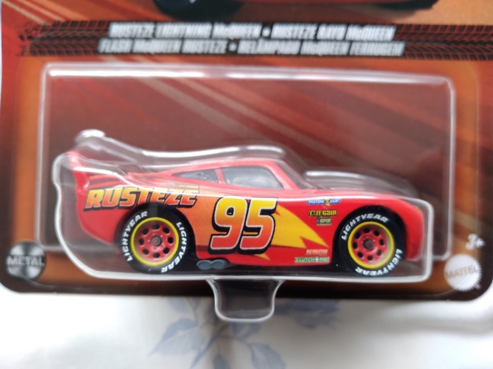 Disney Pixar Cars - Rusteze Lightning McQueen Mattel Official Diecast ...