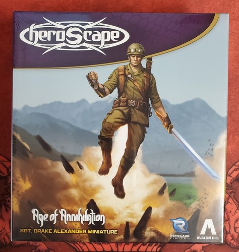 Heroscape Age of Annihilation Sgt. Drake Alexander Promo painted mini ...