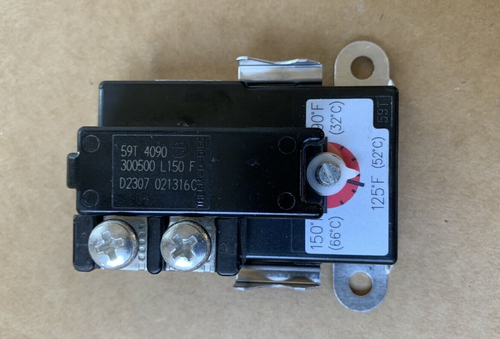 Therm-O-Disc 59T 4090, 300500 L150F, Water Heater Thermostat 90-150F | eBay