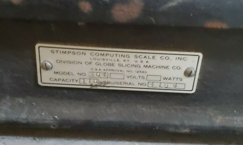 Rustic Vintage 110LB Stimpson Computing Scale Co Farm Model 504 S# 4186 w/ Scoop | eBay