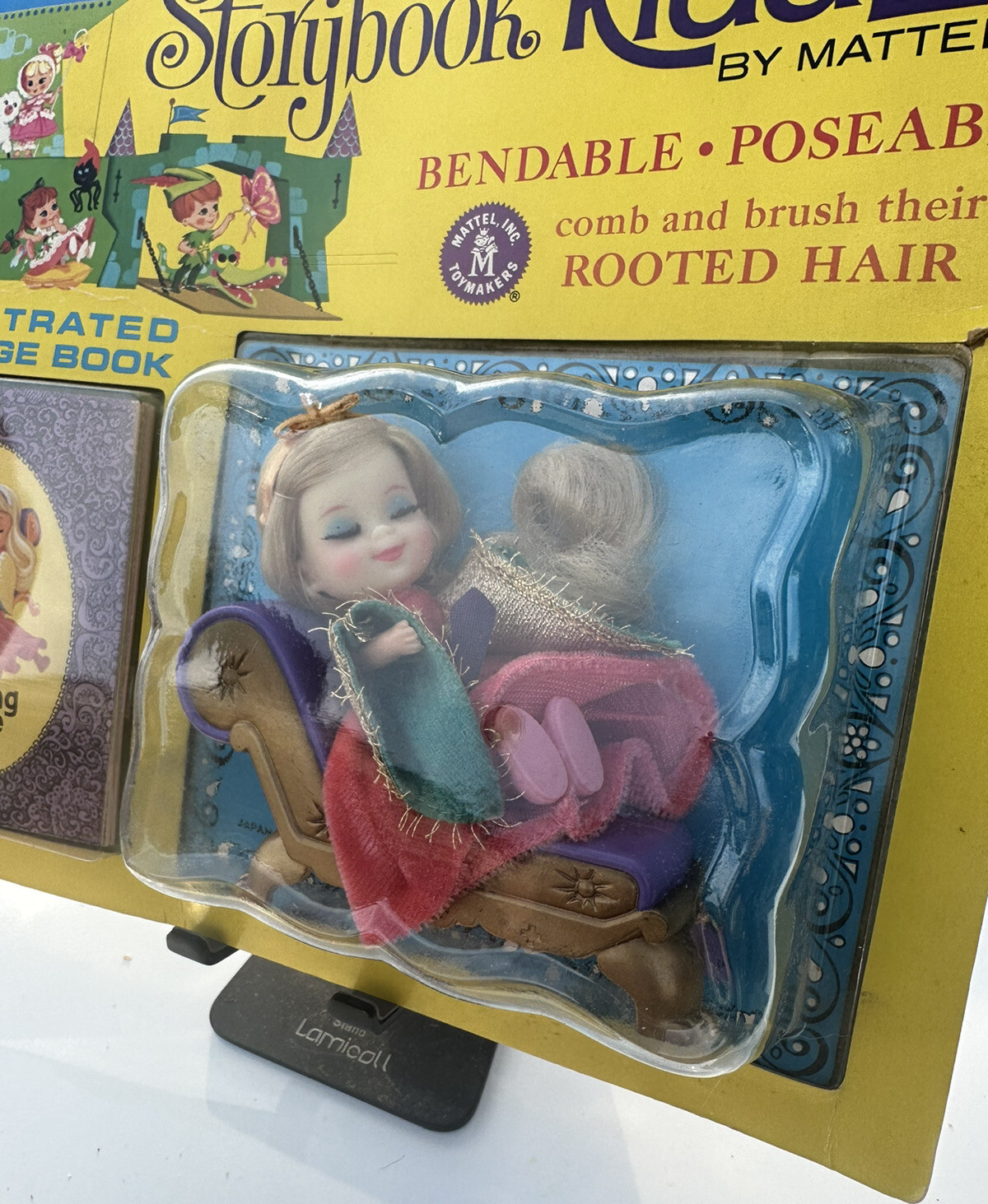 Liddle Kiddles STORYBOOK SLEEPING BIDDLE PARTIALLY OPEN PACKAGE-Vintage ...