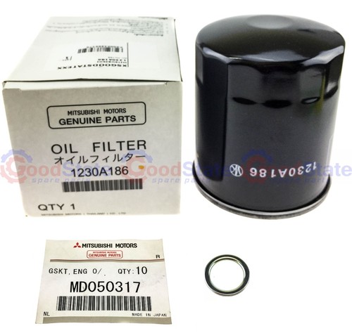 GENUINE Mitsubishi Triton MN MK DIESEL 4D56 2.5L Oil Filter With Drain ...