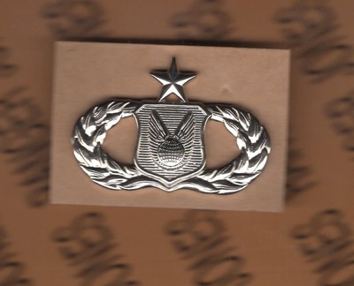 USAF Air Force Senior Operations Support 1.75" Stabrite fullsized badge ...