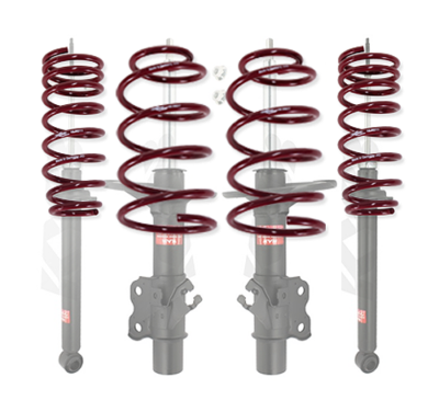 KYB 4 STRUTS SHOCKS & GERMAN LOWERING SPRINGS fits NISSAN 240SX 95 to ...