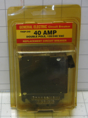 THQP-240 Breaker 40 amp 240 volt double pole Connecticut Electric for ...
