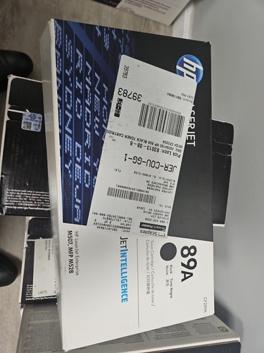 HP 89A Black Original LaserJet Toner Cartridge - CF289A 192018046627 | eBay