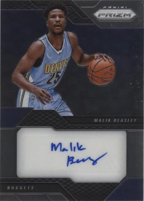 2016-17 Panini Prizm - Rookie Signatures Malik Beasley #17 (AU, RC) for ...