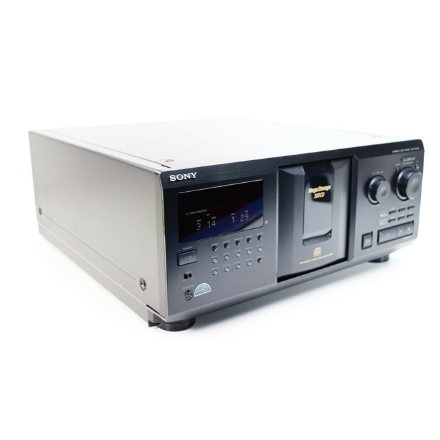 Sony CDP-CX355 300 Disc CD Player with remote,keyboard,cables and ...