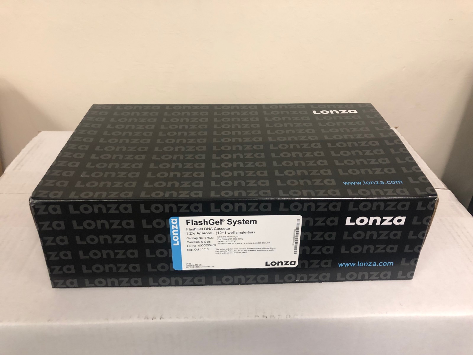 Lonza 57023 Flash Gel System DNA Cassette Lot of 4 | eBay