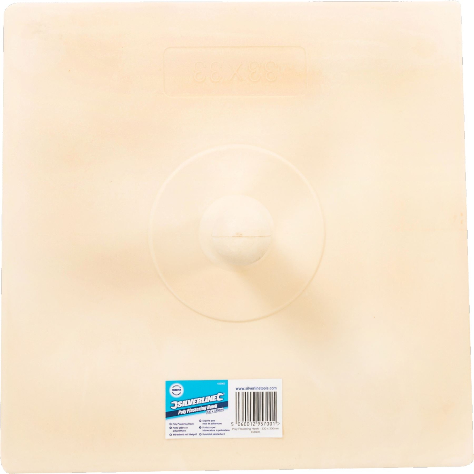 Silverline Poly Foam Plasterers Plastering Mortar Board Hawk 330mm X ...